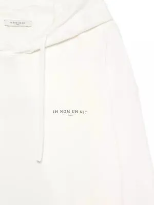 IH NOM UH NIT Kangaroo-pocket Hoodie - White