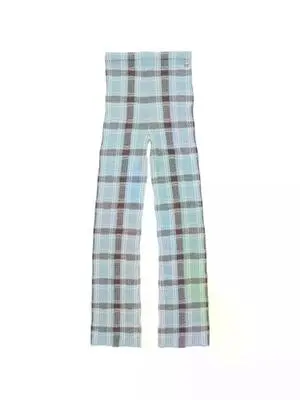 Acne Studios Checked Trousers - Blue