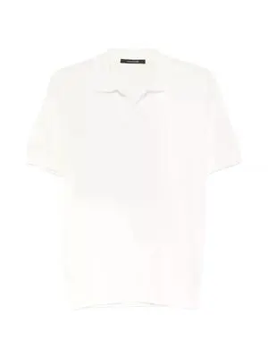 Tagliatore Keith Collar Polo Shirt - Neutrals