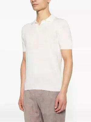 Tagliatore Keith Collar Polo Shirt - Neutrals
