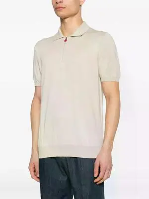 Kiton Zip-up Polo Shirt