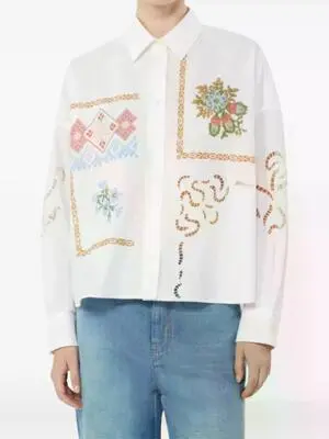 Max Mara Embroidered Shirt
