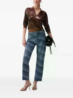 Liu Jo V-neck Sweater - Brown