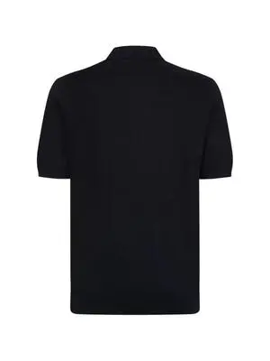 GRAN SASSO Short-sleeve Button Polo Shirt