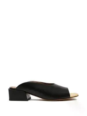 POLLINI Open Toe Leather Sandals