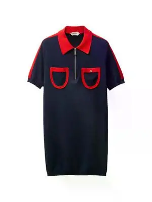 Versace Polo Zip Dress
