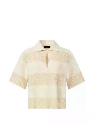 Fabiana Filippi Striped Collared Knitwear