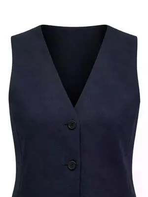 Max Mara Buttoned V-neck Waistcoat
