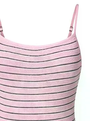 Bond Eye Striped One-piece Swimsuit