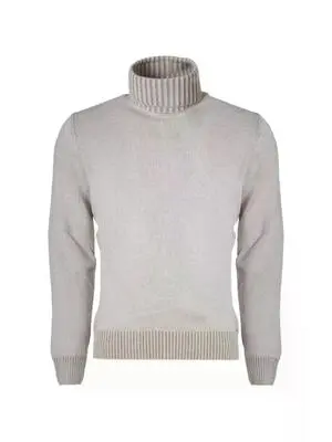 GRAN SASSO Ribbed Roll-neck Sweater