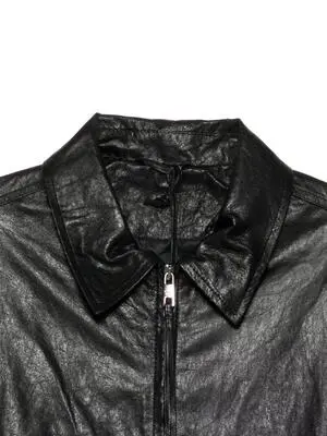 GIORGIO BRATO Leather Collared Jacket