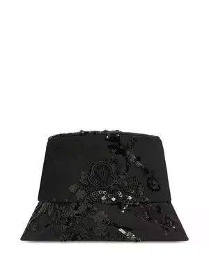 Moncler Floral-sequin Bucket Hat