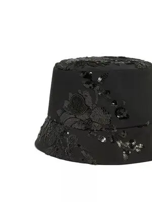 Moncler Floral-sequin Bucket Hat