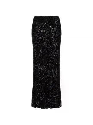 Roberto Cavalli Leaf-print Skirt