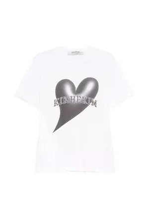 KIMHEKIM Heart-print T-shirt - White