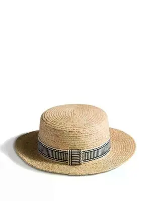 Miu Miu Raffia Hat - Neutrals