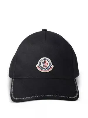 Moncler Logo-patch Baseball Cap - Black