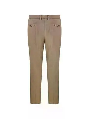 SANTANIELLO Belt-loop Trousers - Brown
