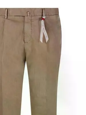 SANTANIELLO Belt-loop Trousers - Brown