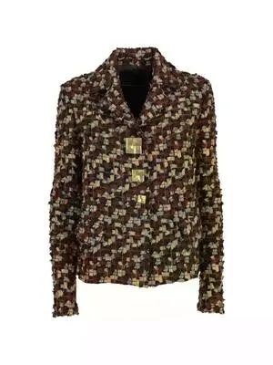 Ermanno Scervino Frayed Weave Jacket