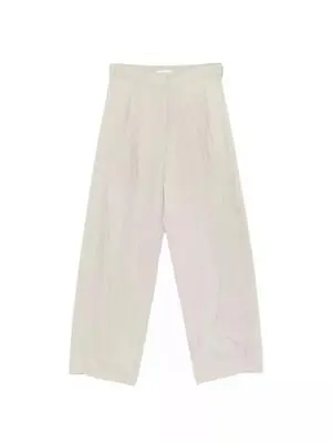 THE ROW Iven Pleated Trousers - Grey