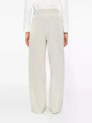 THE ROW Iven Pleated Trousers - Grey
