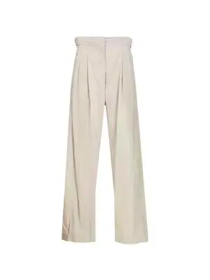 THE ROW Iven Pleated Trousers - Grey