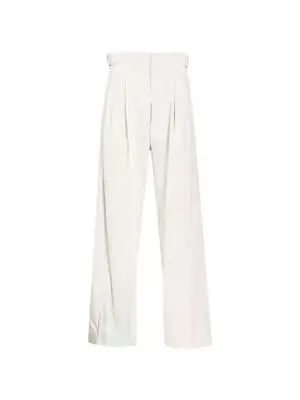 THE ROW Iven Pleated Trousers - Grey