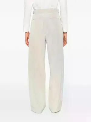 THE ROW Iven Pleated Trousers - Grey