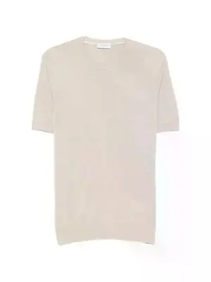 PAOLO PECORA Crew-neck Short-sleeves T-shirt - Neutrals