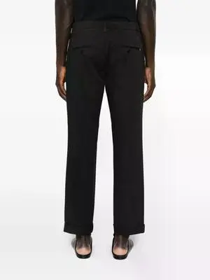 DONDUP Cuffed Trousers - Black