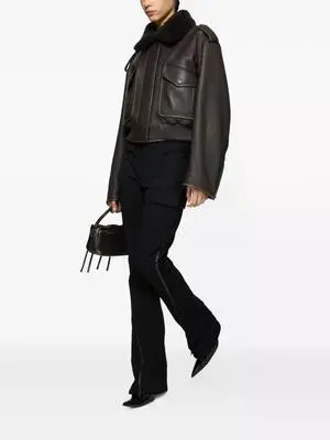 Acne Studios Zipped-pocket Trousers - Black