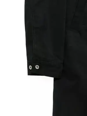 Rick Owens Brad Buttoned Trench Coat