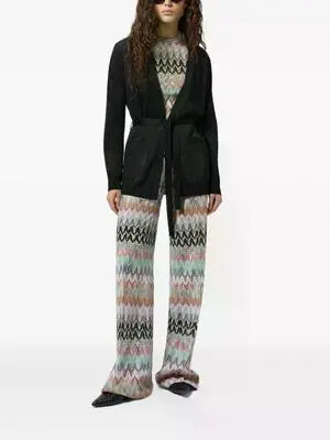 Missoni V-neck Belted Cardigan - Black