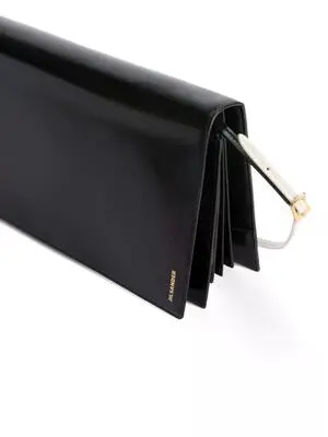 JIL SANDER File Leather Shoulder Bag