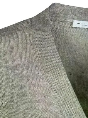 DANIELE FIESOLI Buttoned V-neck Cardigan - Grey