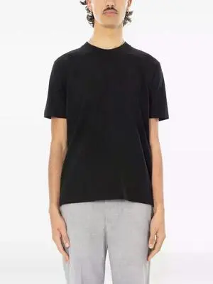 DANIELE FIESOLI Mercerized Side-slit T-shirt - Black