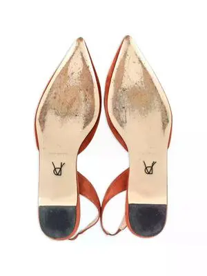 PAUL ANDREW Rhea Slingback Flat Pumps