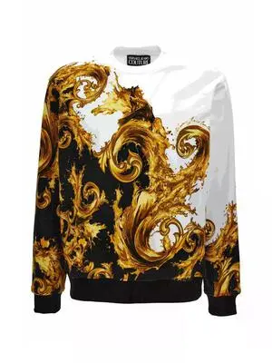 Versace Printed Crew-neck Sweatshirt
