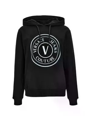 Versace Printed Hoodie - Black