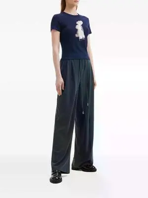 B+AB Drawstring-fastening Palazzo Pants - Grey
