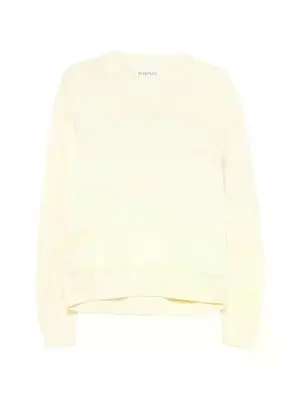 Eric Bompard Round-neck Long-sleeve Jumper - Yellow