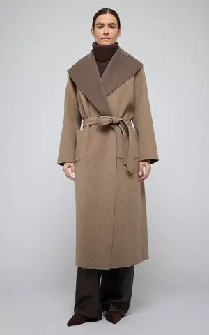 Simkhai Allura Wool-blend Midi Coat