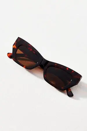 I SEA I-sea Geometric Modern Cat Eye Sunglasses - Tortoise