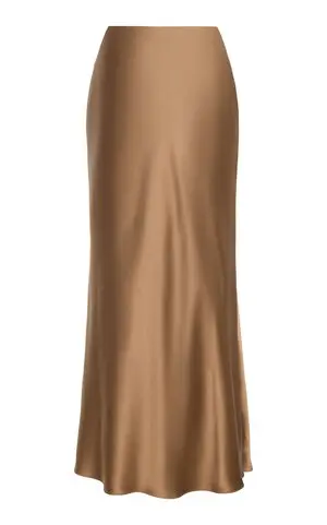 SIMKHAI Nella Satin Maxi Skirt