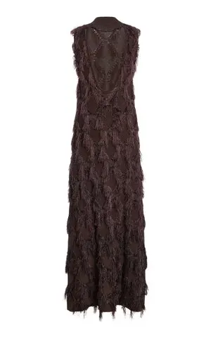 Simkhai Loreta Patterned Maxi Dress - Brown