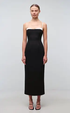 Simkhai Kristen Layered Midi Dress