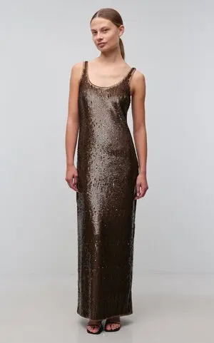 Simkhai Bex Sequined Maxi Dress