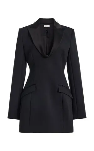 Simkhai Marina Blazer Mini Dress - Black
