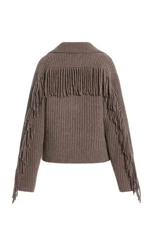Simkhai Natalia Wool-cashmere Fringe Sweater